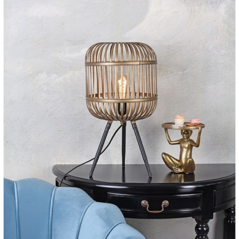 Lampa industriala de masa cu un bec Edison