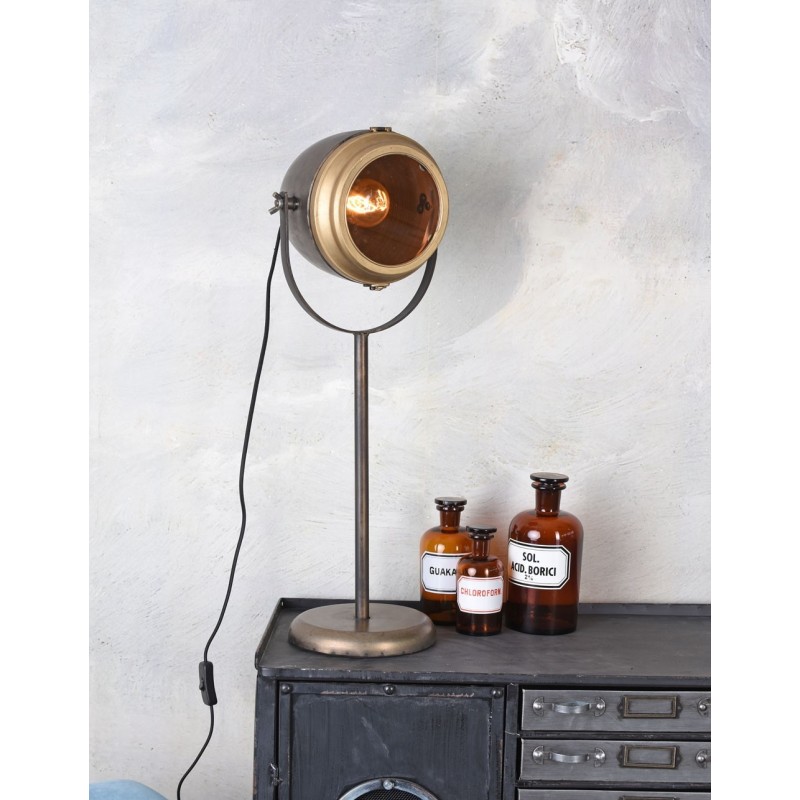 Lampa industriala de masa cu un bec Edison