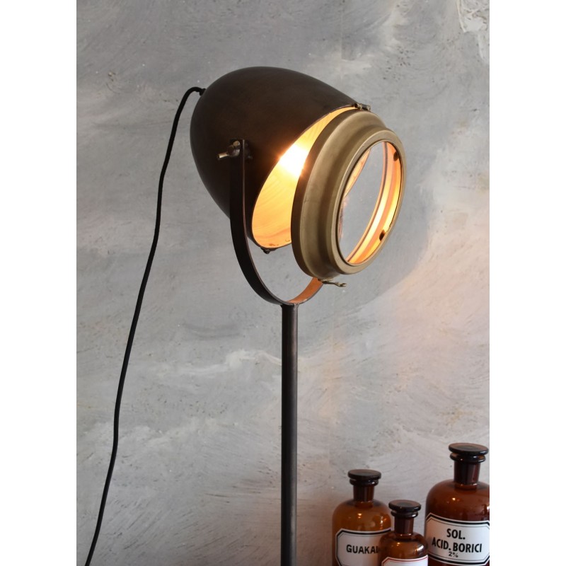 Lampa industriala de masa cu un bec Edison