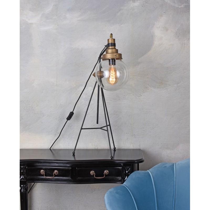 Lampa industriala de podea cu un picior gen trepied