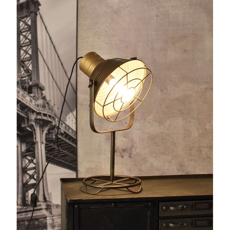Lampa industriala de masa cu un bec Edison