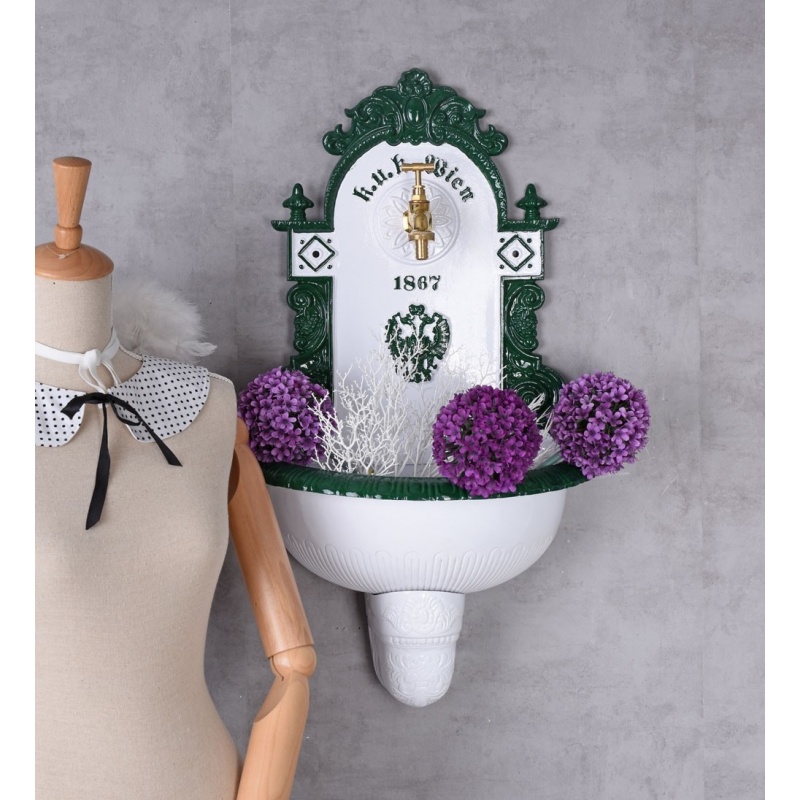 Cismea alba cu verde de perete